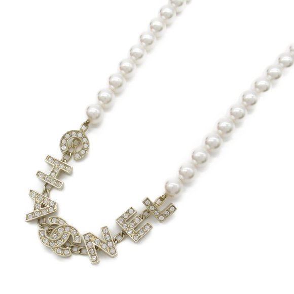 CHANEL | Accessories | Chanel Logo Chain Belt White Metalcostume ...